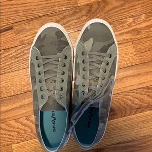SeaVees | Shoes | Seavees Saltwash Sage Camo Sneaker Size Bnib | Poshmark